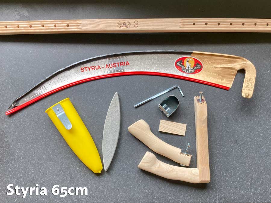 Basic Scythe Set for Rough Mowing | Permaculture Market